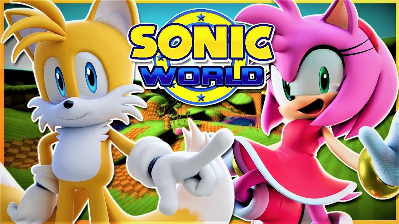 Tails And Amy Rose Play Sonic World Sonics Girlfriend