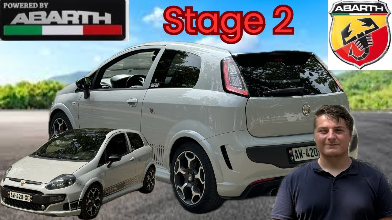 Fiat Punto Abarth Stage 2 Très Efficace - YouTube