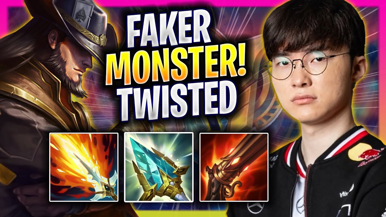 FAKER IS A MONSTER WITH TWISTED FATE! - T1 Faker Plays Twisted Fate MID ...