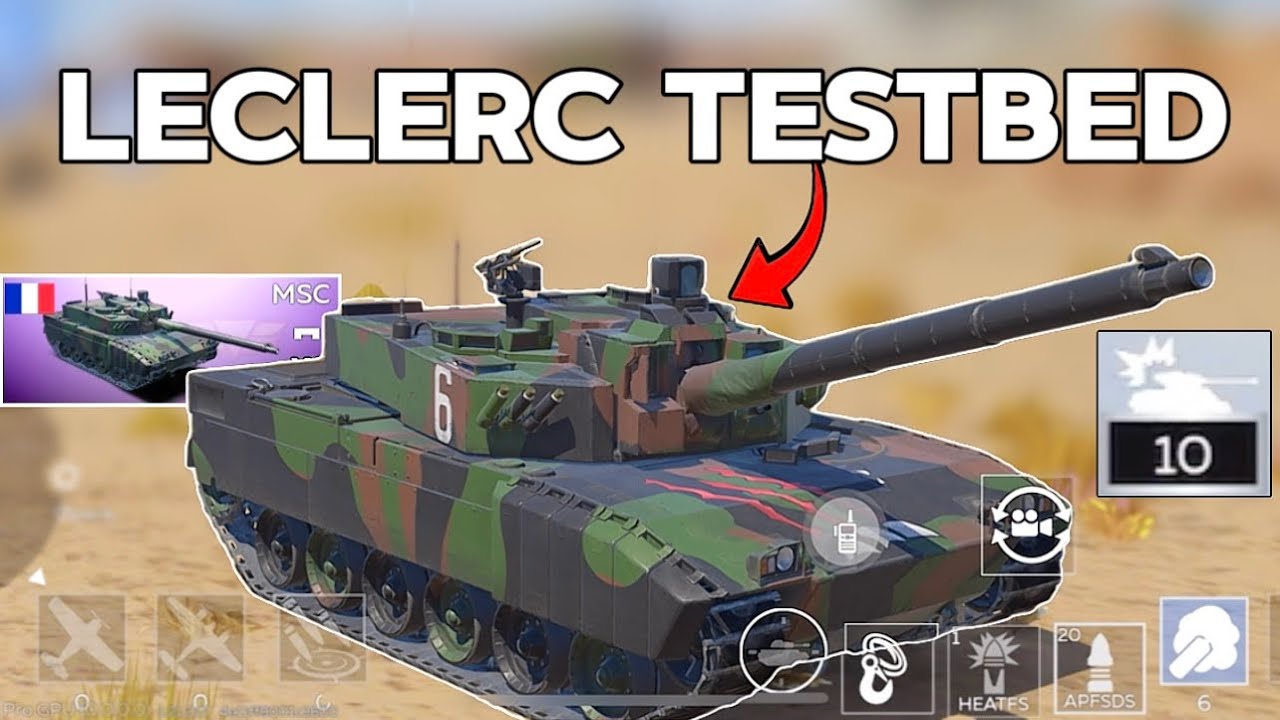 Leclerc Prototype “MSC” | War Thunder Mobile - YouTube