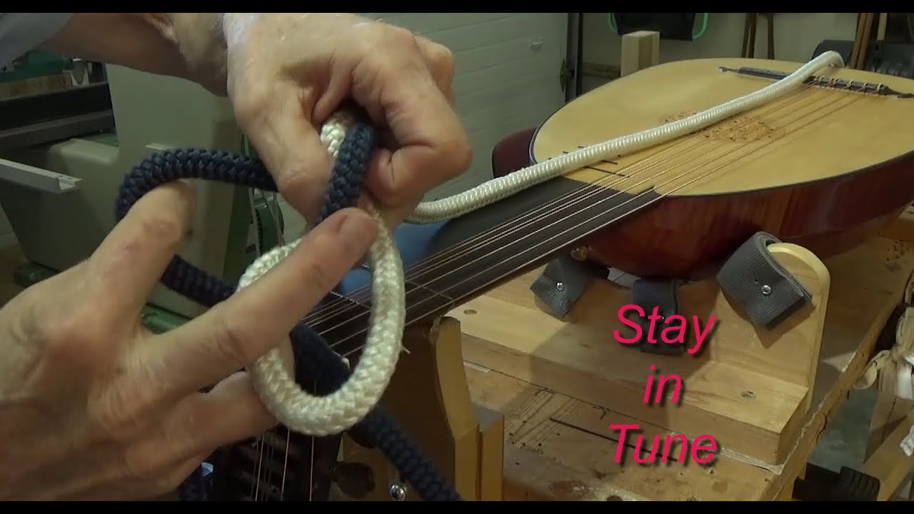 Using Leader on Lute Strings with Clive Titmuss - YouTube