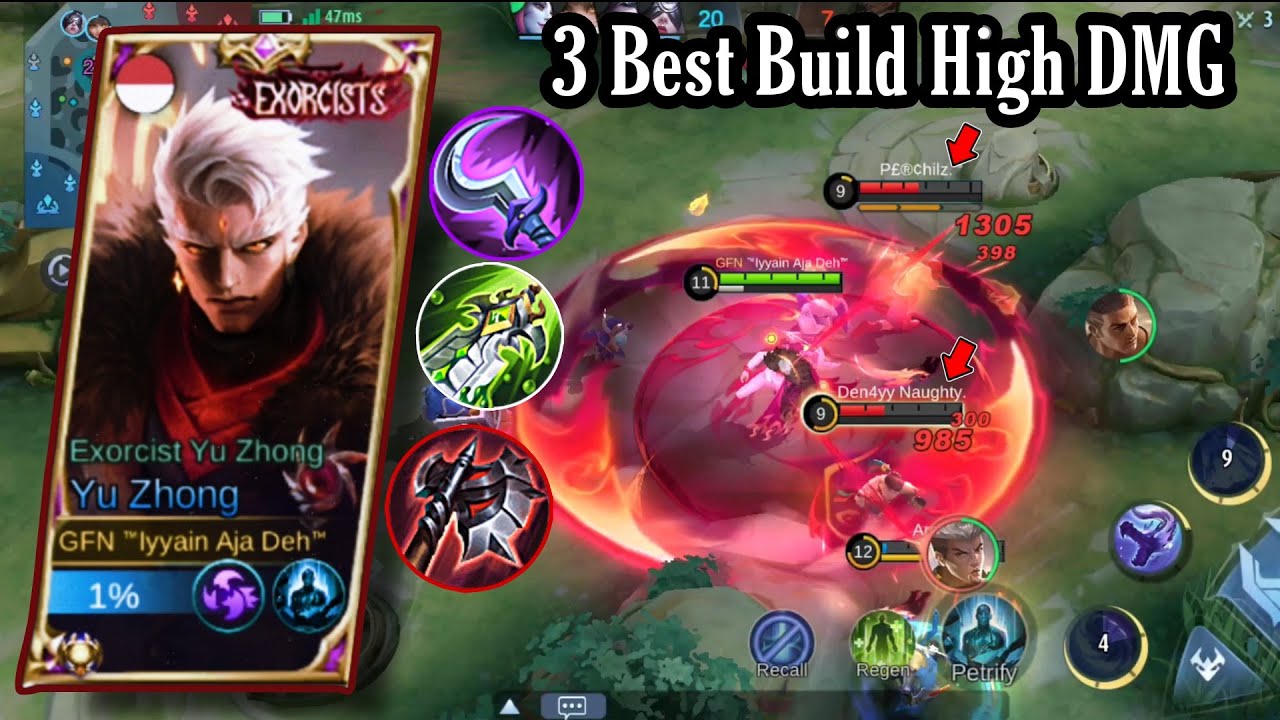 TRY THIS ITEM BUILD ON YU ZHONG, THE BURST DAMAGE IS TERRIBLE!!! YU ...