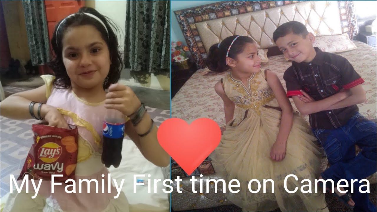My Family First time on Camera||My First Vlog with my Child's. - YouTube