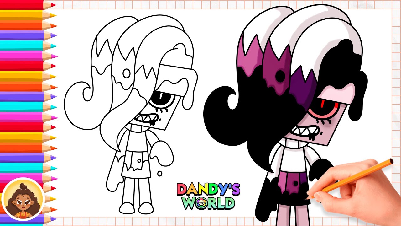 How to Draw Twisted Brusha | from Dandy's World - YouTube