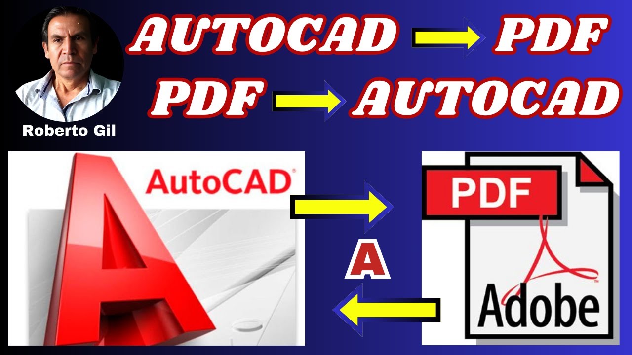 Convertir PDF a AutoCAD Editable - Dibujo de Planos en AutoCAD - YouTube