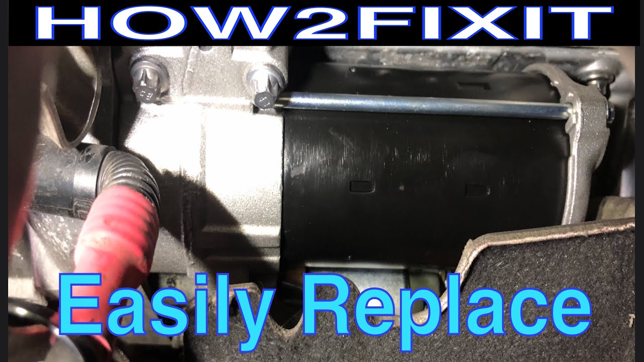 How to Replace Your BMW Starter Motor. A step-by-step guide. - YouTube