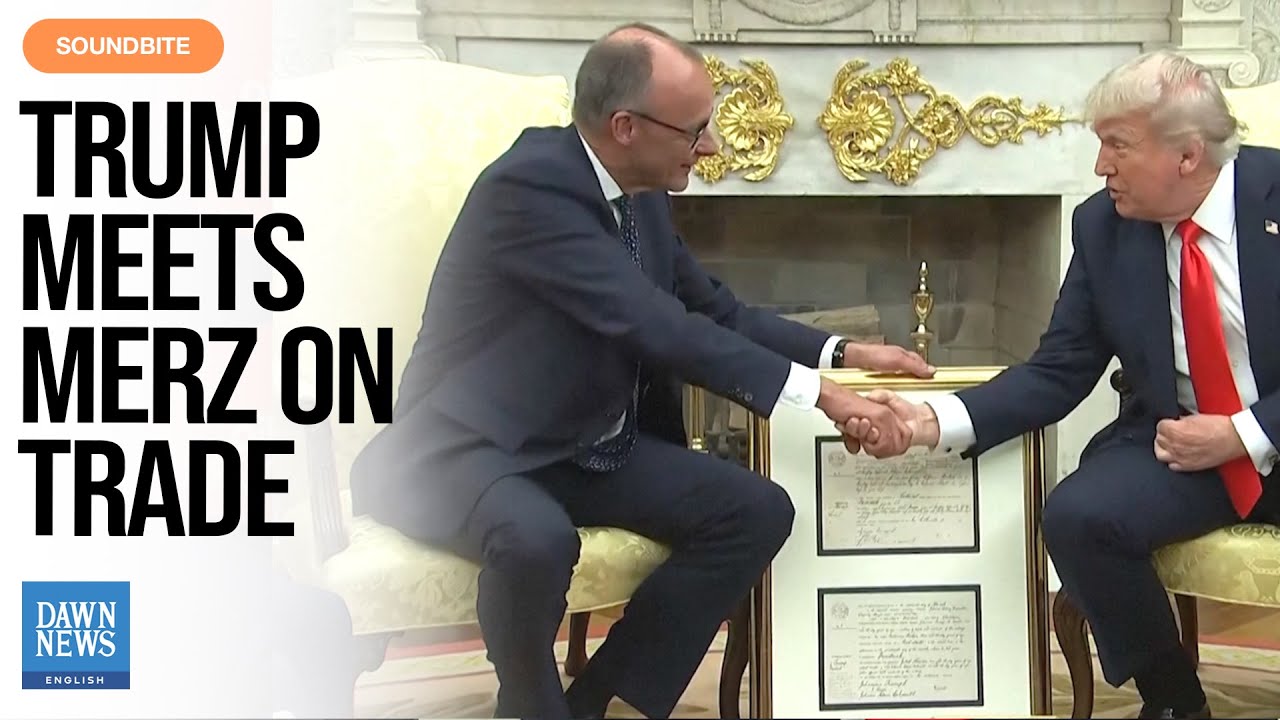Trump, Merz Hold Friendly Talks on Ukraine, Trade | Dawn News English ...