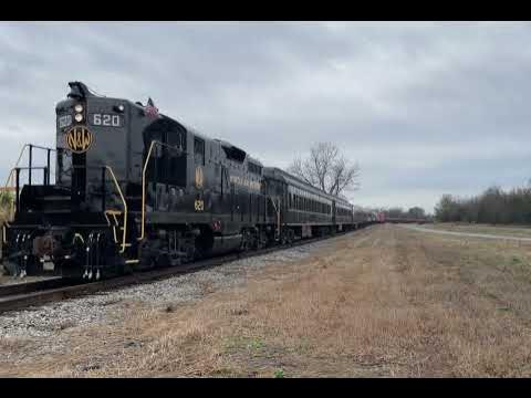 N&W 620 with a rebuilt Leslie RS5T at the N.C. Transportation Museum - YouTube