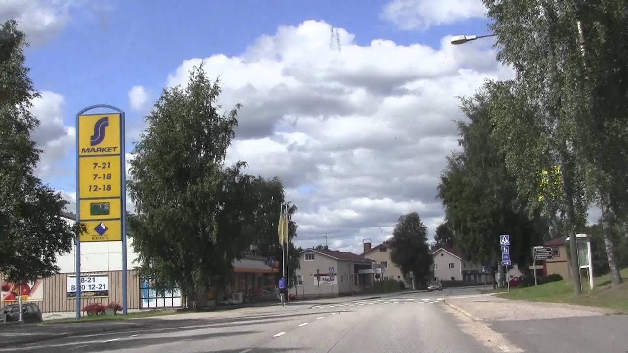 Sightseeingdrive in Valtimo commune, Finland - YouTube