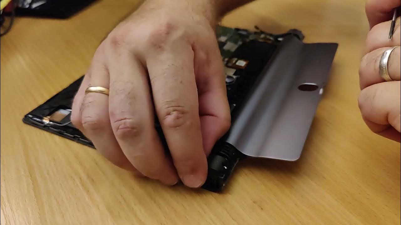 Lenovo yoga yt3-x50m батарея ремонт - YouTube