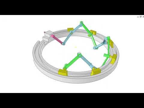 Circular deploying objects at equal distances 2 - YouTube