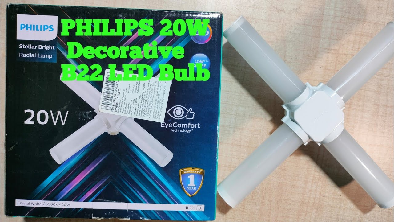 PHILIPS 20W Decorative B22 LED Bulb (white) Unboxing #philipsled # ...