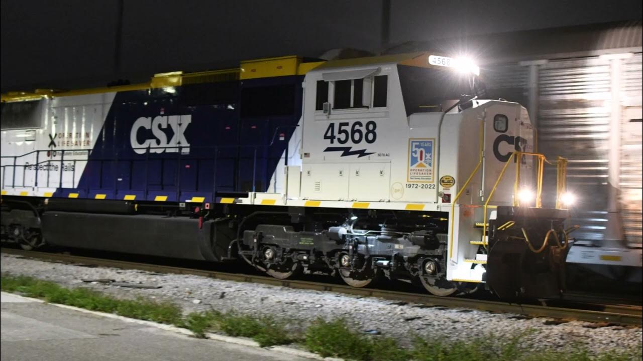 RARE BRAND NEW CSX Special Paint 4568 Operation Lifesaver 50th Anniversary Special Locomotive ...