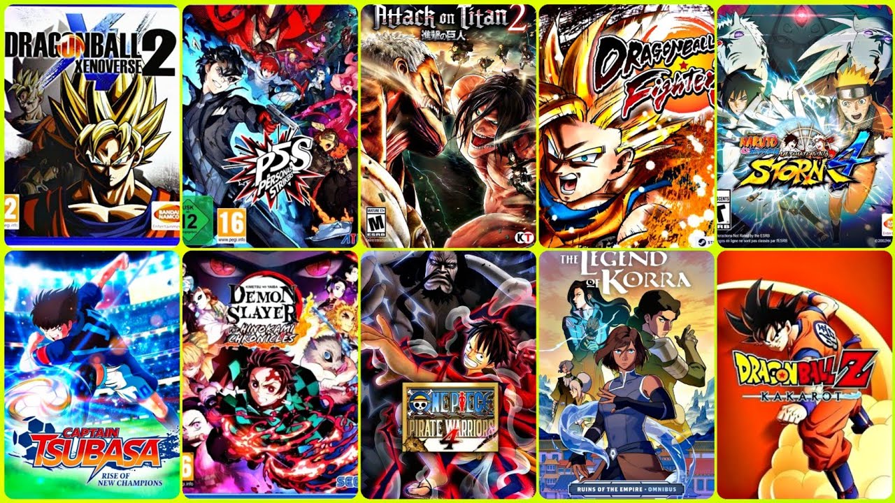 25 Best Anime Games [ Adventure / Action / RPG / Simulation ] - YouTube