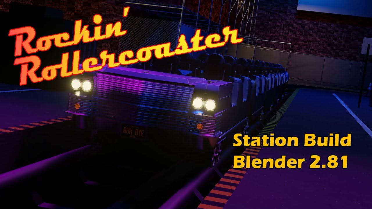 Rockin Roller Coaster Station Animation - YouTube