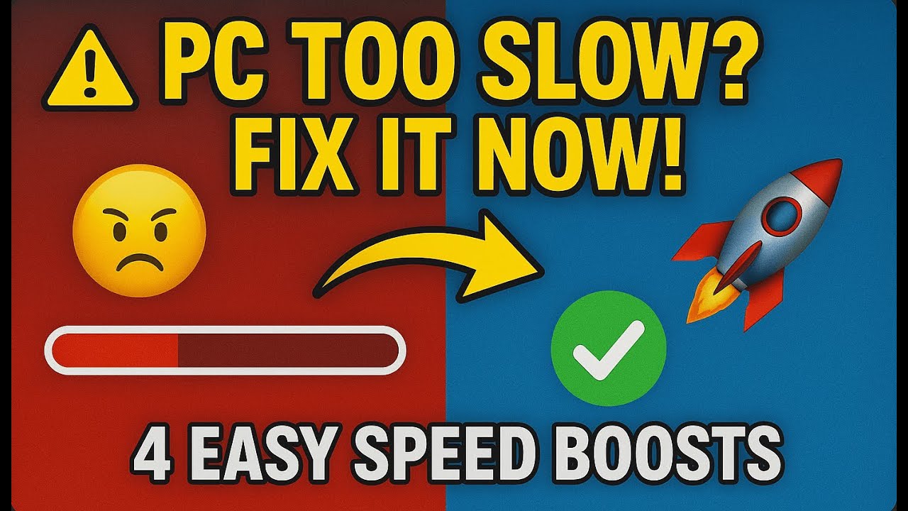 Why is My PC So Slow? 5 Easy Fixes to Speed Up Windows - YouTube