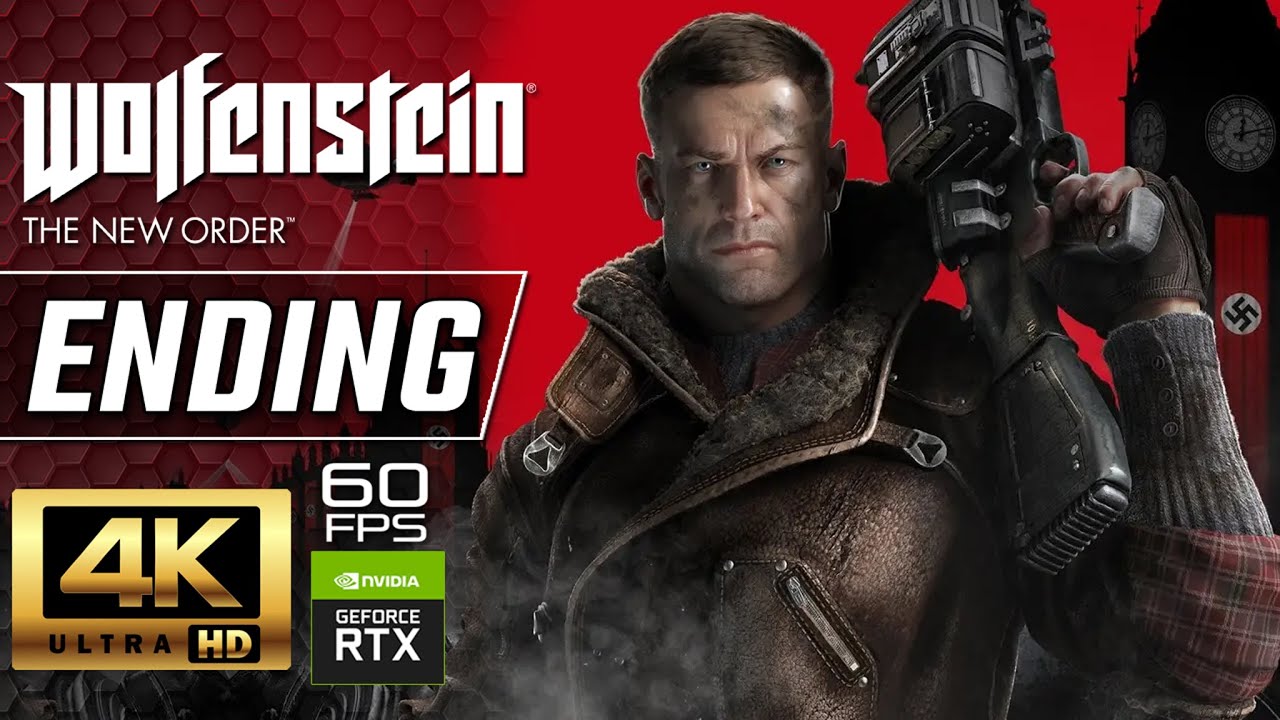 Wolfenstein The New Order Walkthrough ENDING [4K 60FPS] - No Commentary ...