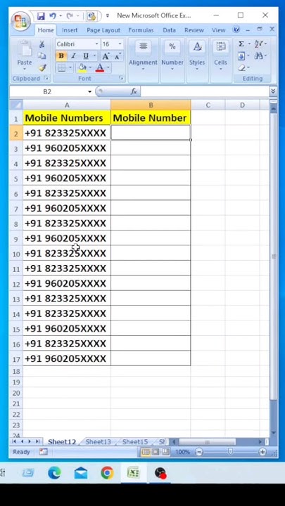 How to Remove Country Code from Mobile Number List in MS Excel🤔🔥👌How to Separate Mobile Number ...