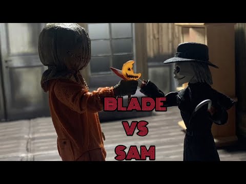 Blade vs Sam stop motion - YouTube