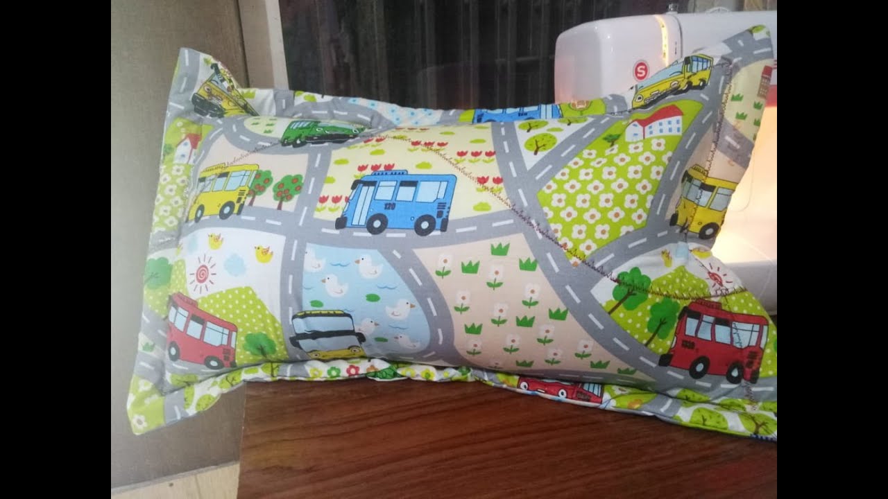 Tutorial menjahit Bantal mini part 2 Membuat Sarung Bantal mini - YouTube