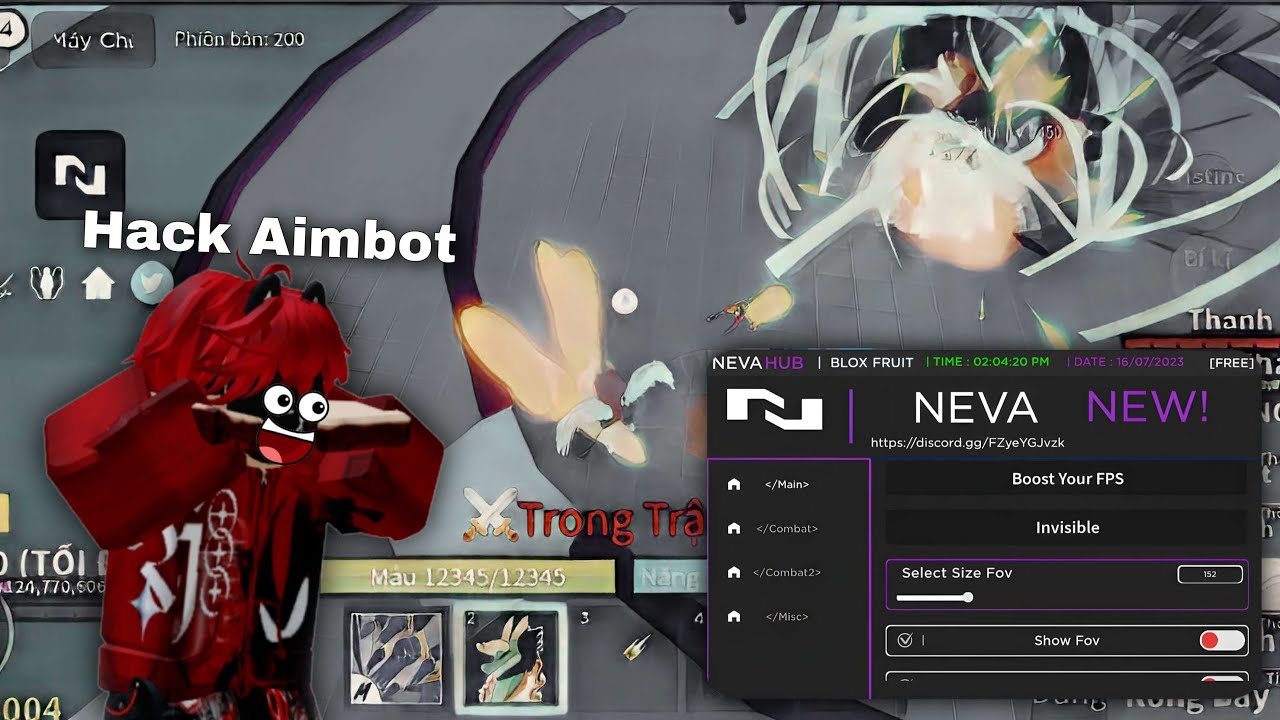 Cách Hack Blox Fruits Trên Điện Thoại Neva Hub Aimbot, Auto Bounty, NO ...