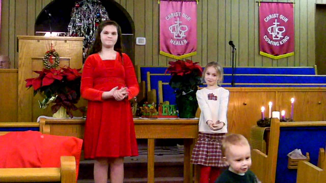 Oh Holy Night - Sign Language - Drew video bomb :) - YouTube
