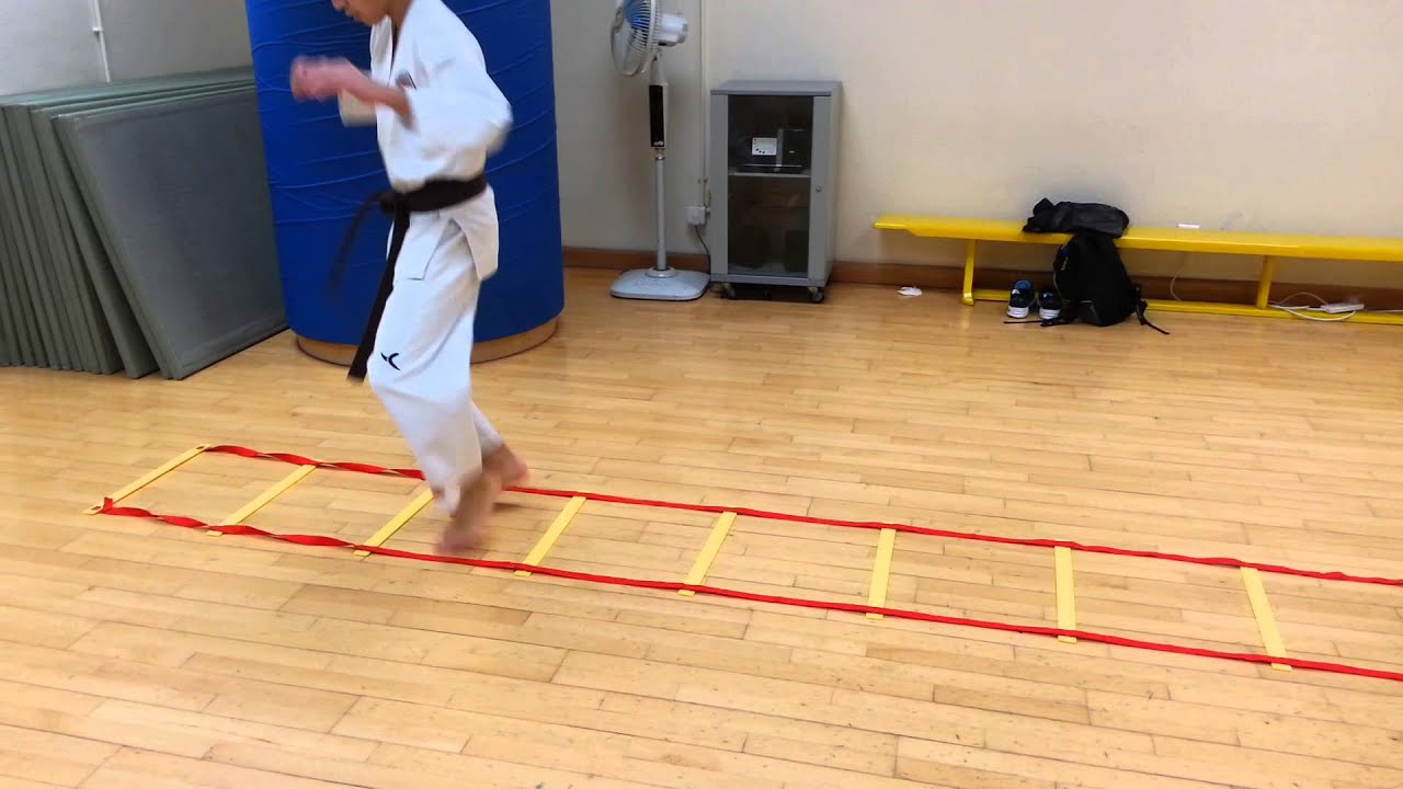Martial Art ladder training part 3 - YouTube