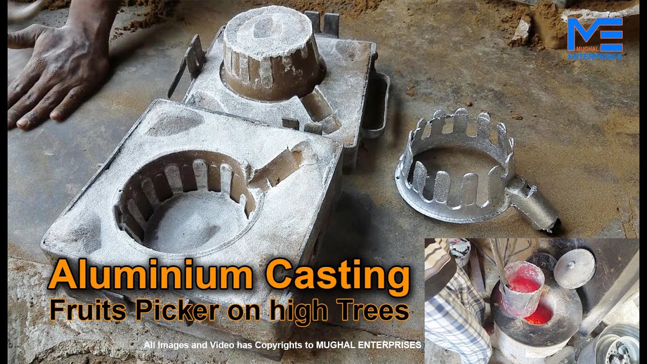 Aluminium Casting Fruits Picker on High Trees Metal Casting Technology ...