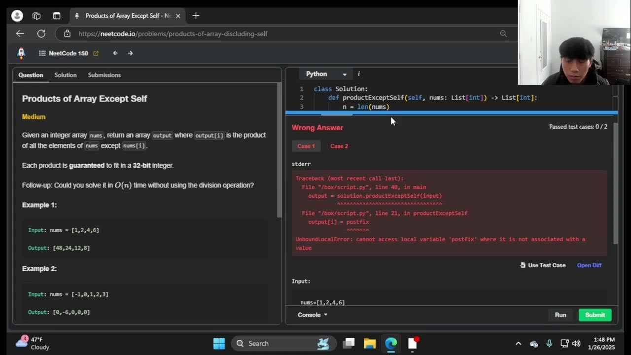 Recent CS Grad Attempts to Solve as Many NeetCode Problems in an Hour - 17 solved - YouTube