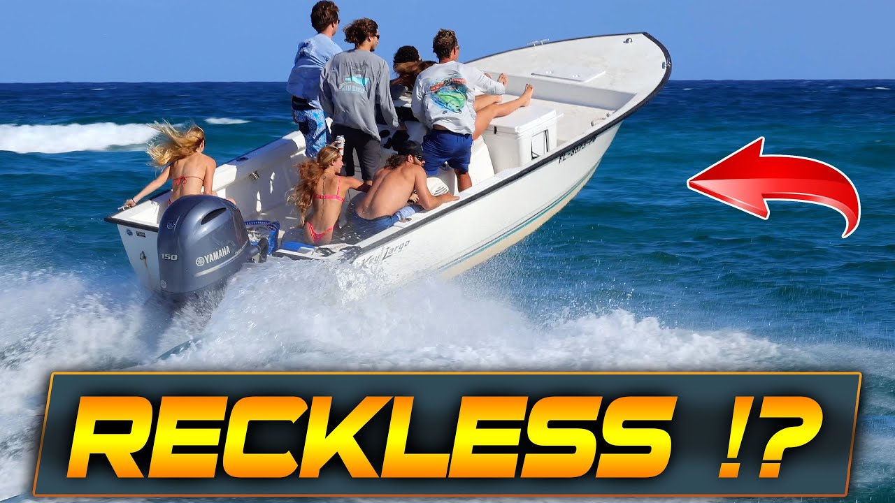 KID STEALS DAD's BOAT !! CRAZY RIDE AT BOCA INLET !! BOAT ZONE - YouTube
