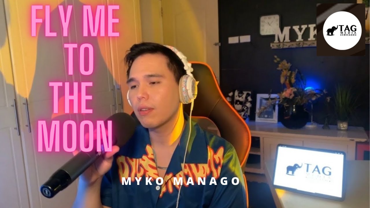 Myko Mañago- FLY ME TO THE MOON Frank Sinatra Cover (Lyric Video) | TAG ...