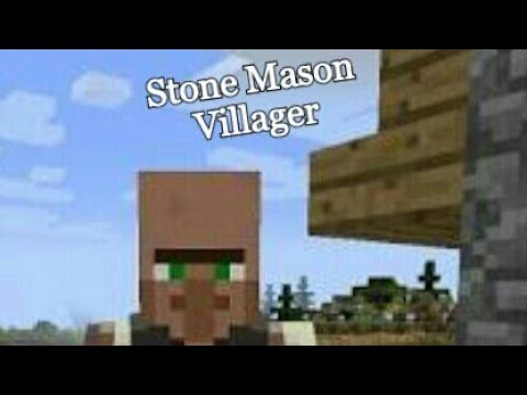 How to make a villager to Stone Mason villager-Minecraft - YouTube