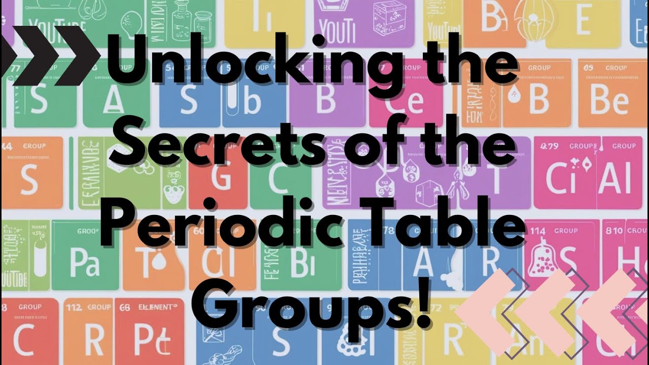 Unlocking the Secrets of the Periodic Table Groups! #chemistrynotes ...