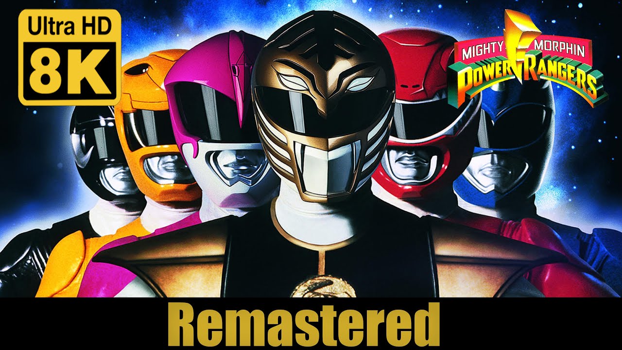 Mighty Morphin Season 1 - Official Opening 8K (Remastered with Neural ...