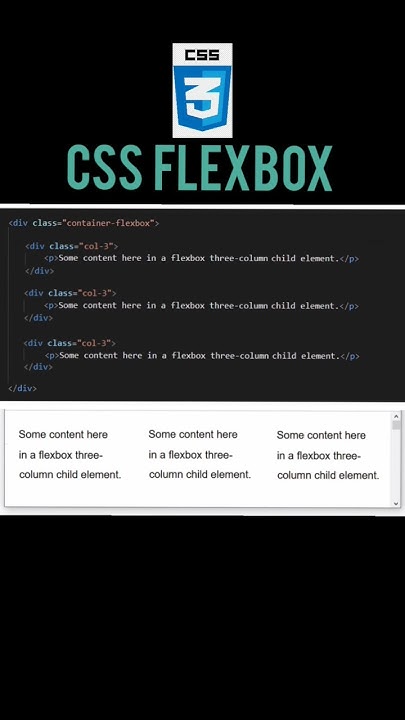 CSS Flexbox Boilerplate Code #css #webdevelopment #shorts - YouTube