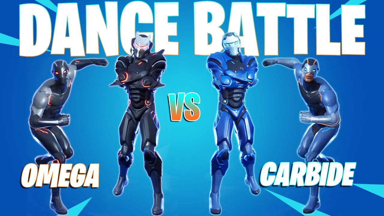 Fortnite Omega vs Carbide Dance Battle! Dance Battle of Similar Skins ...