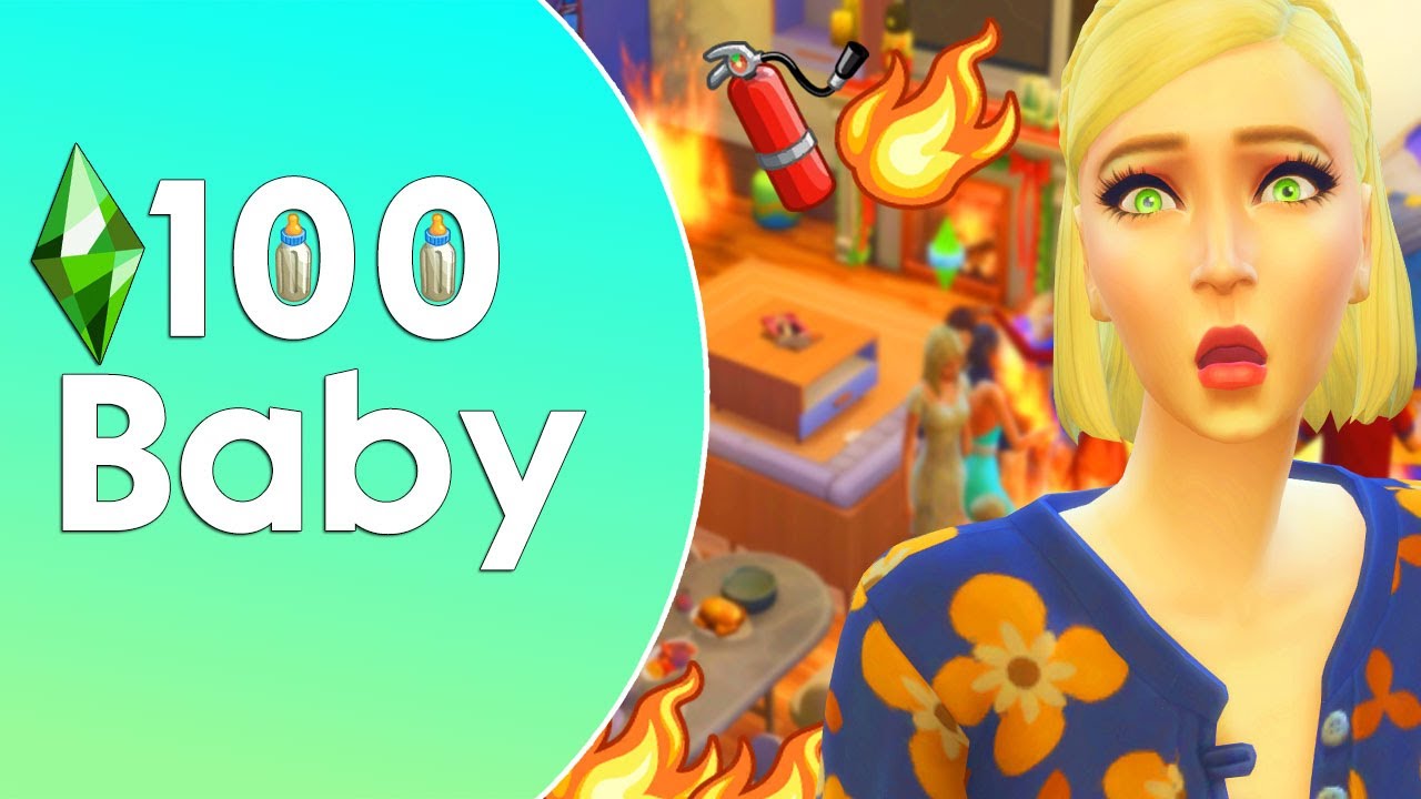 Toata familia in pericol, foc in timpul petrecerii | Sims 4 100 Baby ...