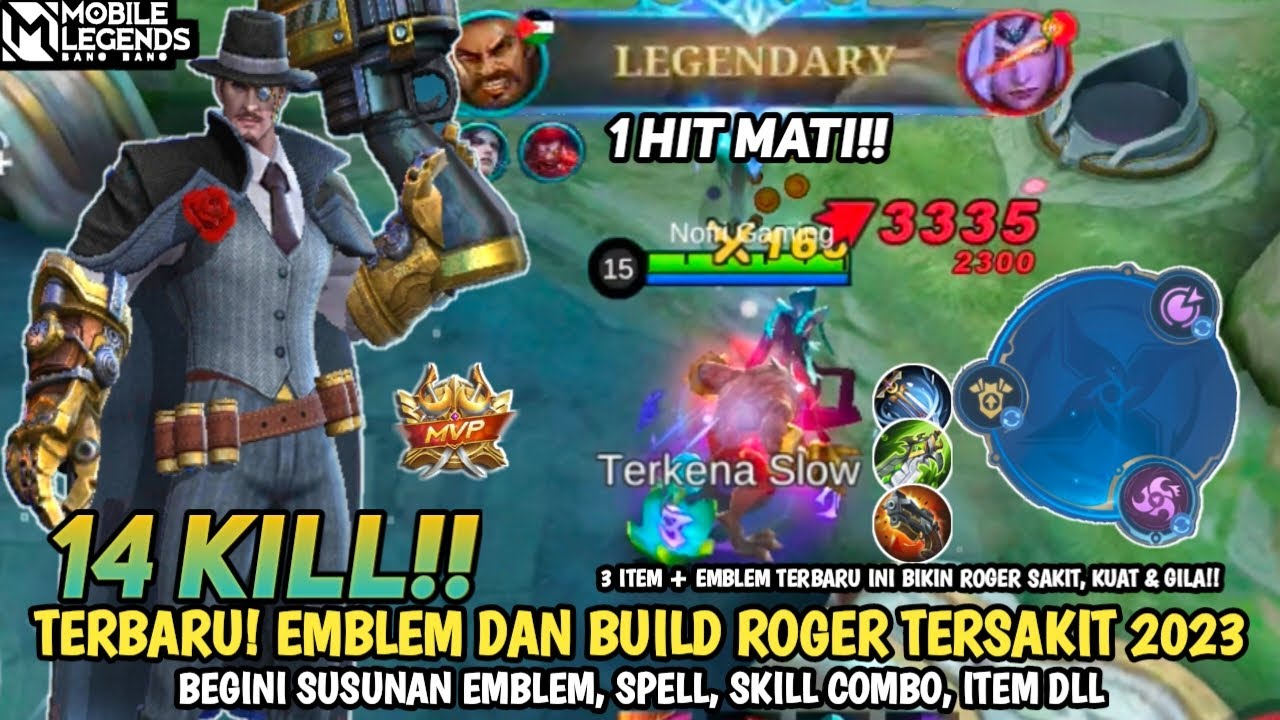 TERBARU! EMBLEM DAN BUILD ROGER TERSAKIT 2023 | ITEM ROGER PALING SAKIT ...