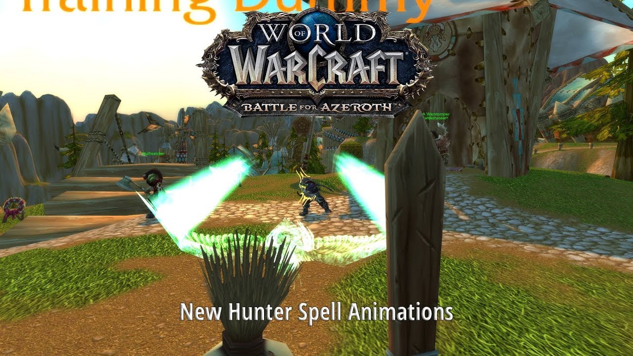 Battle for Azeroth Alpha - New Hunter Spell Animations - YouTube