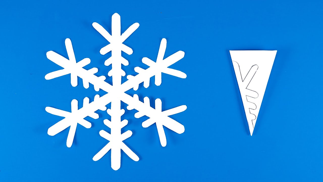 DIY Paper Snowflakes Crafts | How to make snowflakes out of paper ...