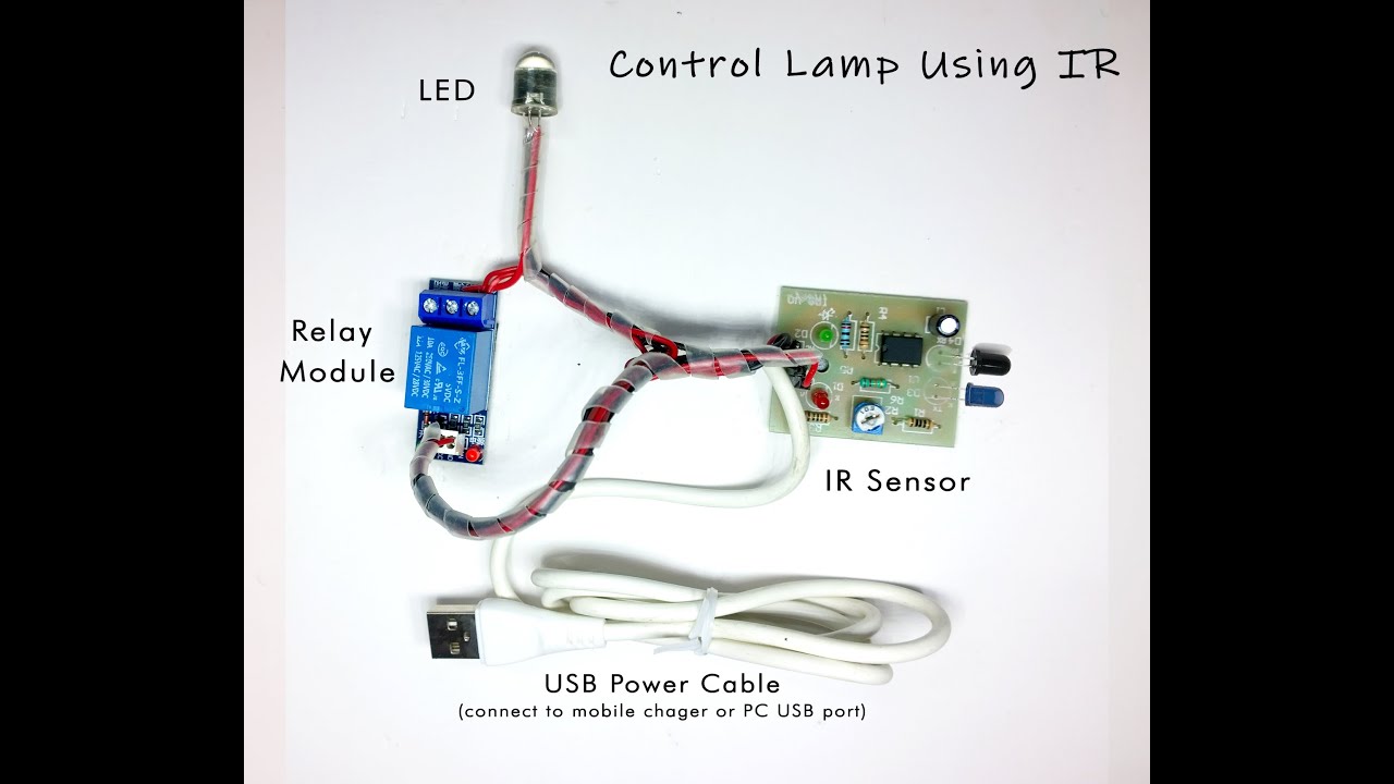Control Lamp Using IR Kit, 100% Tested - YouTube