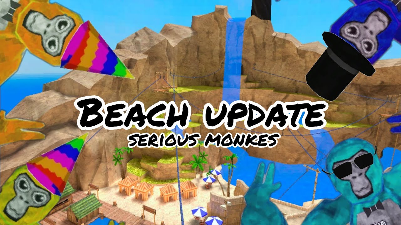 Gorilla tag: Beach update, Új map - YouTube