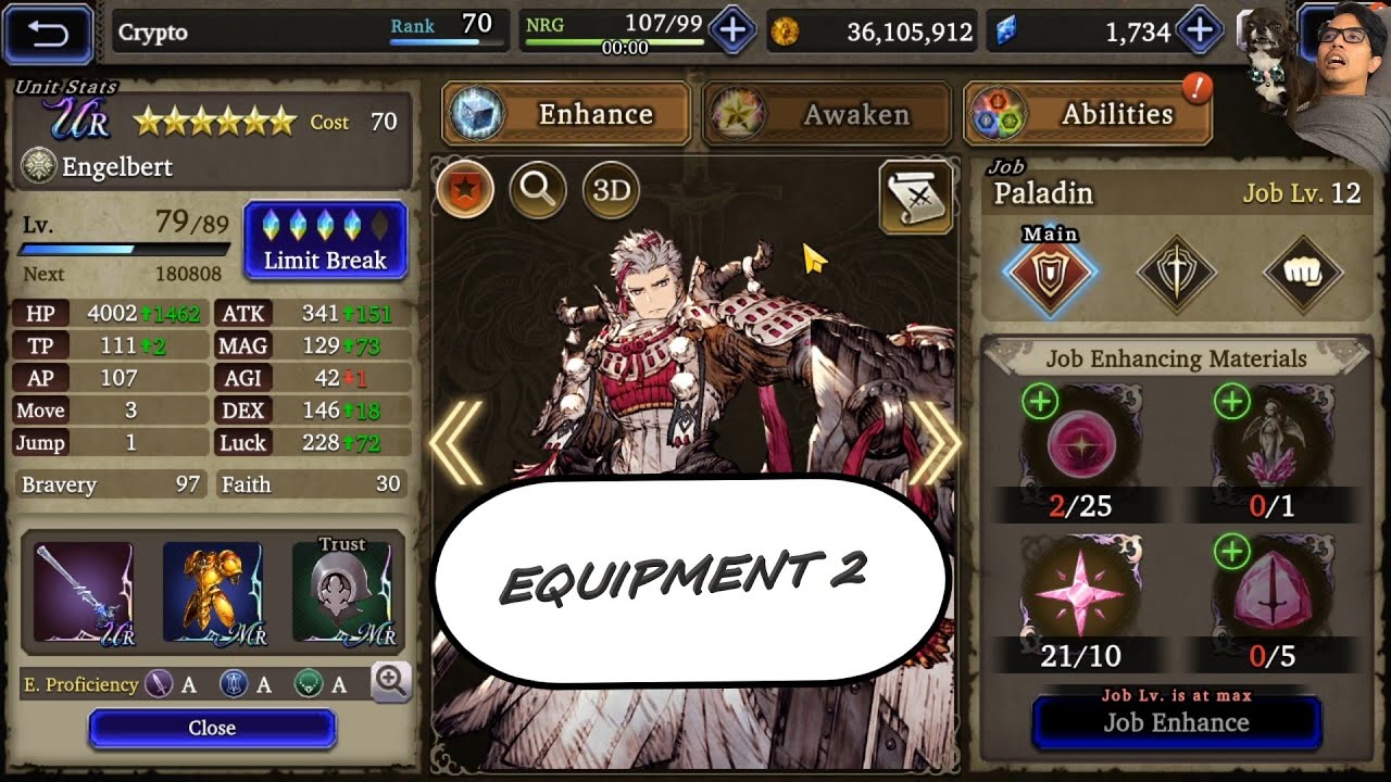 WOTV FF BE ตอน Equipment 2 อุปกรณ์สวมใส่ภาค 2 - YouTube