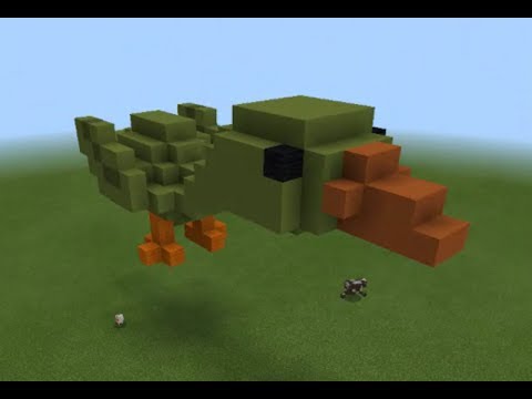 Canard ultra réaliste dans minecraft - YouTube