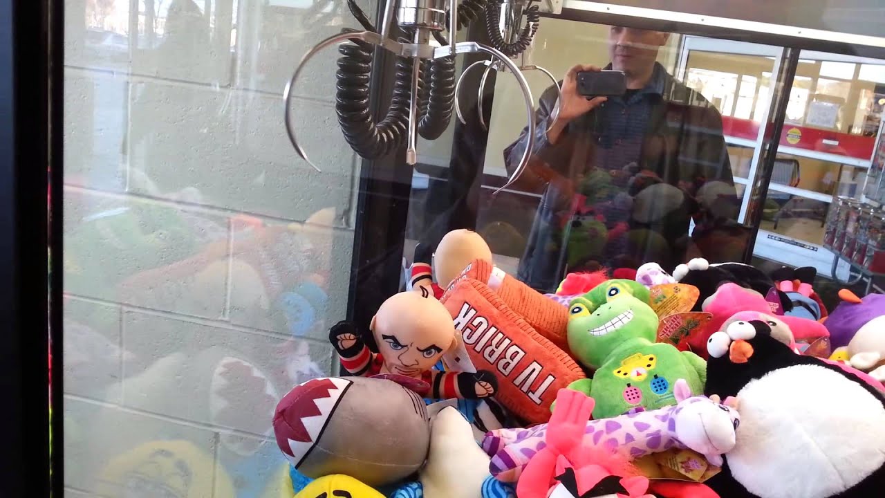 GET OFF THE FLOOR! Claw Machine Wins Skill Crane Winning - YouTube