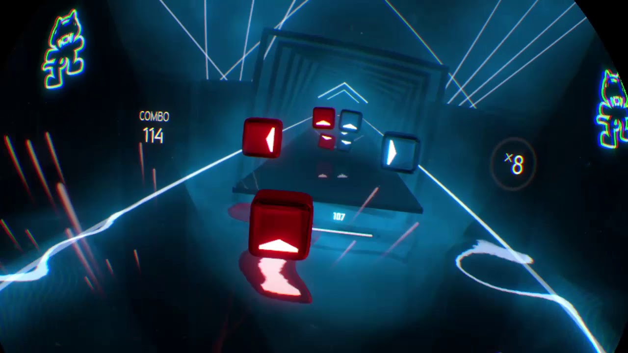 Beat Saber - OVERKILL - Expert [873/879 Cubes] - YouTube