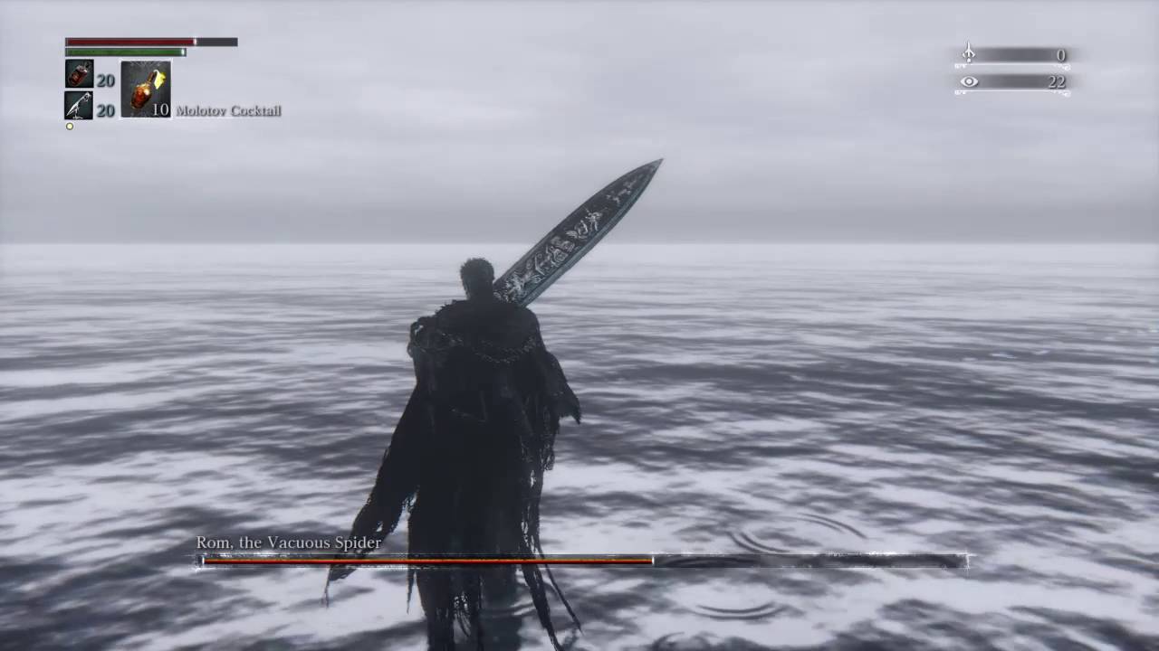 [Bloodborne] Guts-mode VS Rom - YouTube