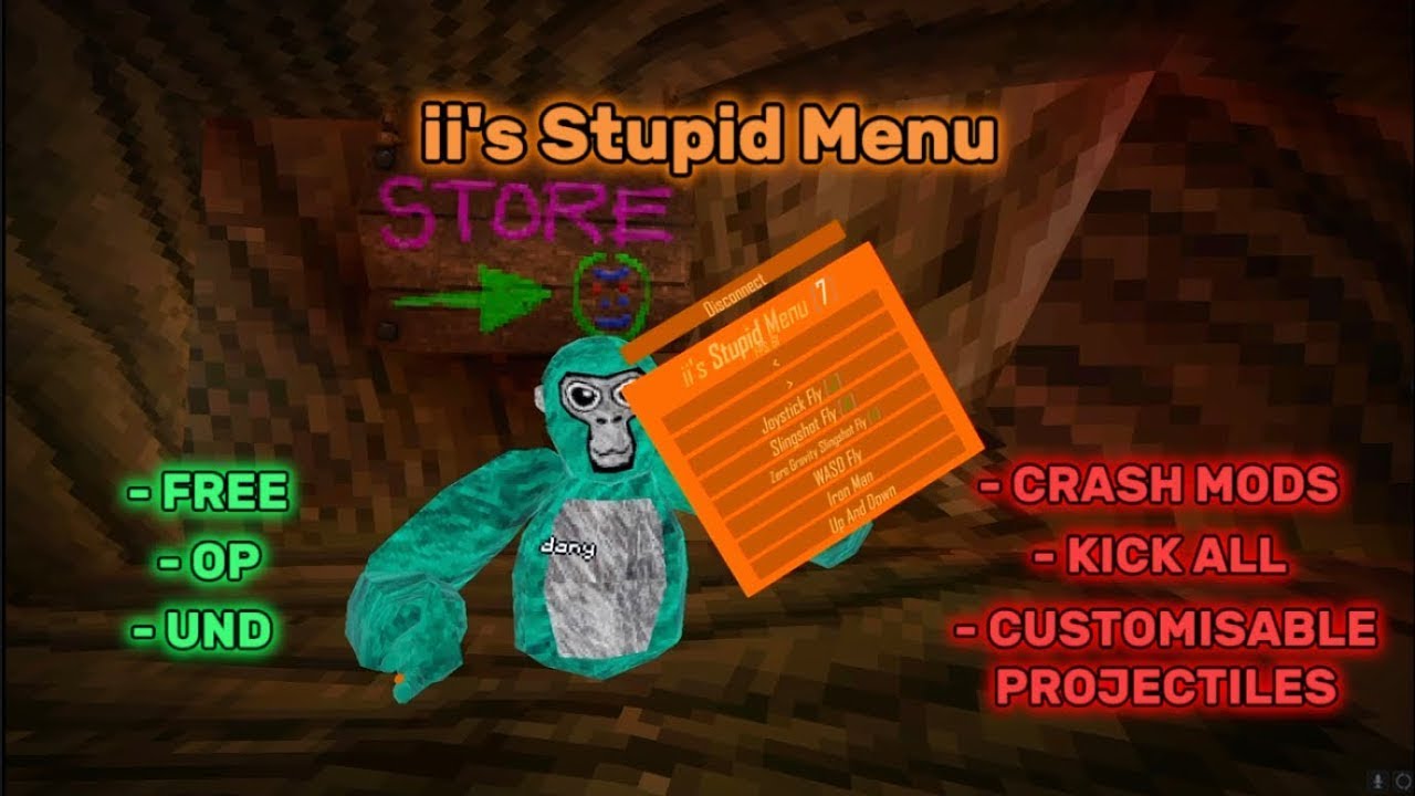 reviewing ii's stupid menu in gorilla tag (so overpowered!!!) - YouTube