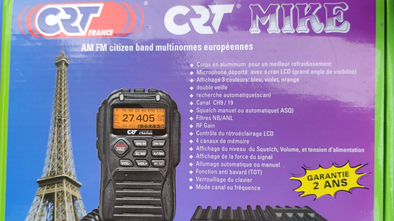 CRT Mike remote CB radio - YouTube