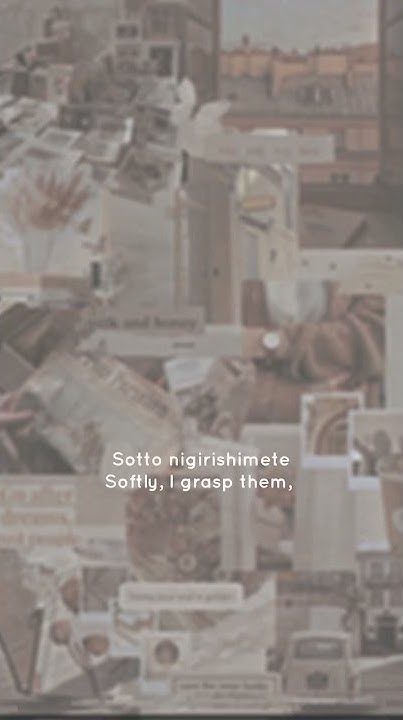 Nakushita Kotoba (Lost words)- [Shor clip] Lyrics- No Regret Life - YouTube